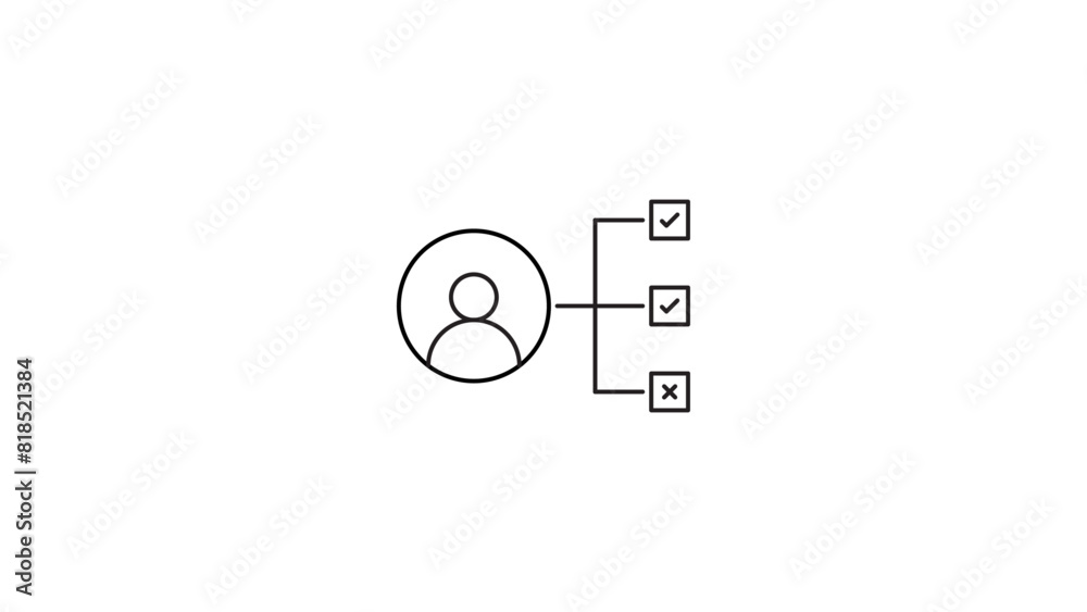 Black outline project management icon collection. project management ...