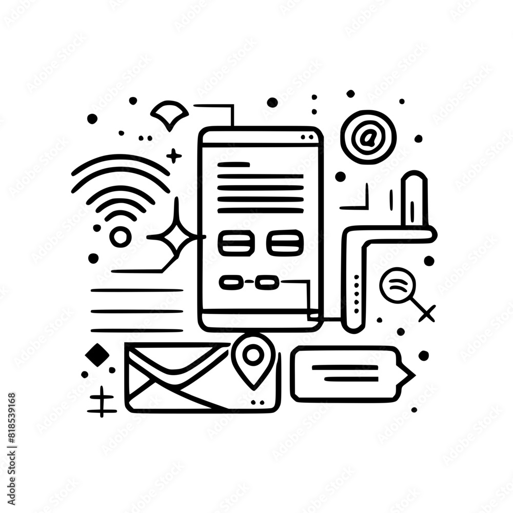 communication icon, business icon, technology icon, discussion icon ...