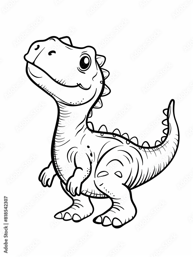 Dino World Coloring Adventure , dinosaur themed coloring pages ...
