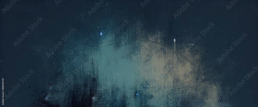 Glitter mist. Paint water splash. Magic spell. Blue teal aqua silver ...