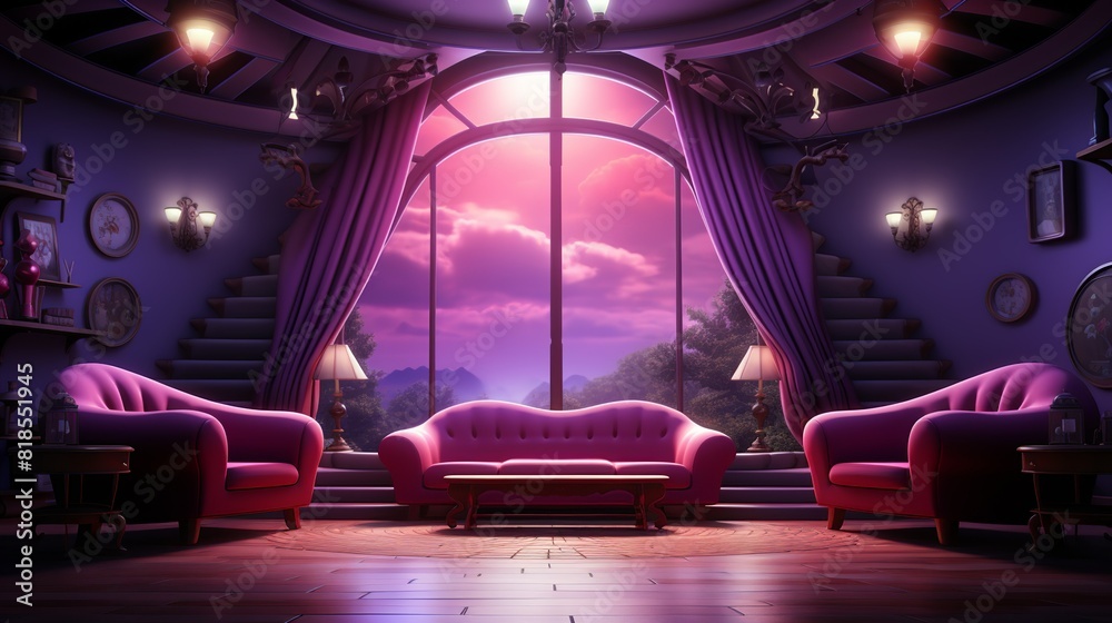 Aesthetic backgrounds, Stage with dramatic spotlight highlighting the ...