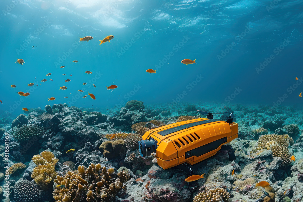 Underwater drones mapping the ocean floor, a technological approach to ...