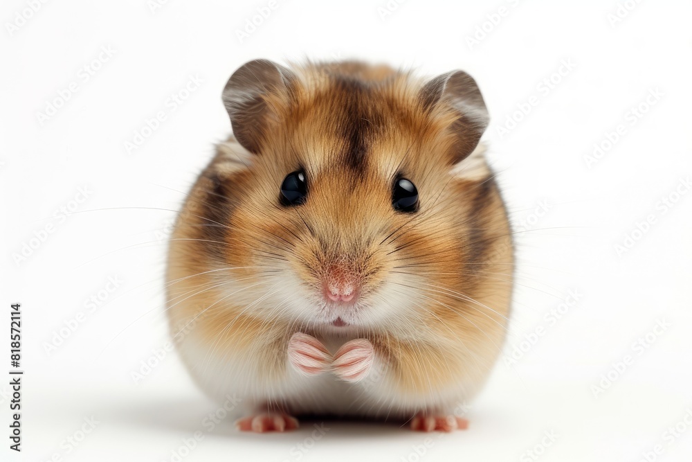 Dwarf Hamster's Cheek Stuffing: Capture the adorable sight of a Dwarf ...
