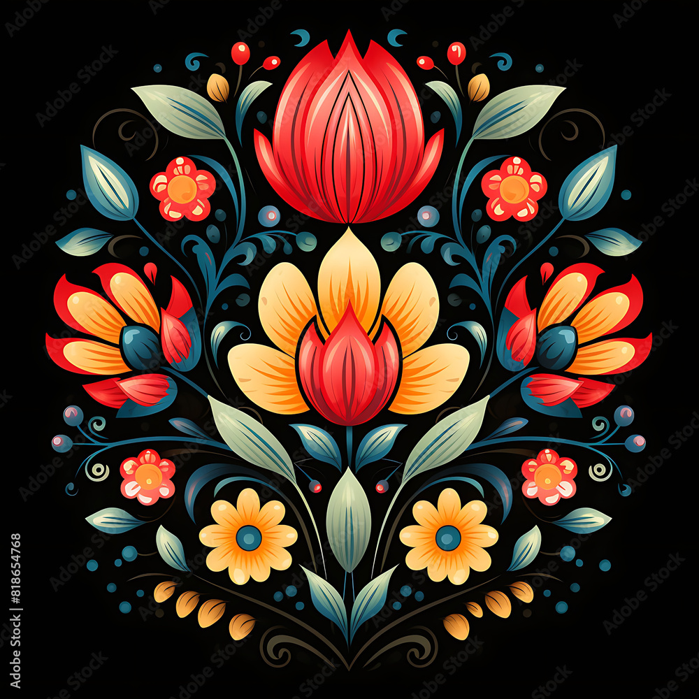 Bengali traditional folk art of Rickshaw Painting showcases motifs ...