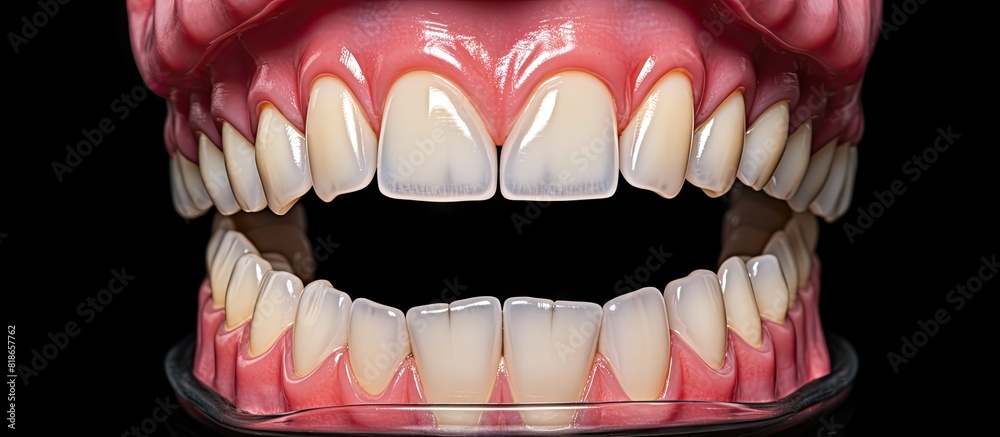 The jaw s structure with teeth positioned to accommodate corrective ...