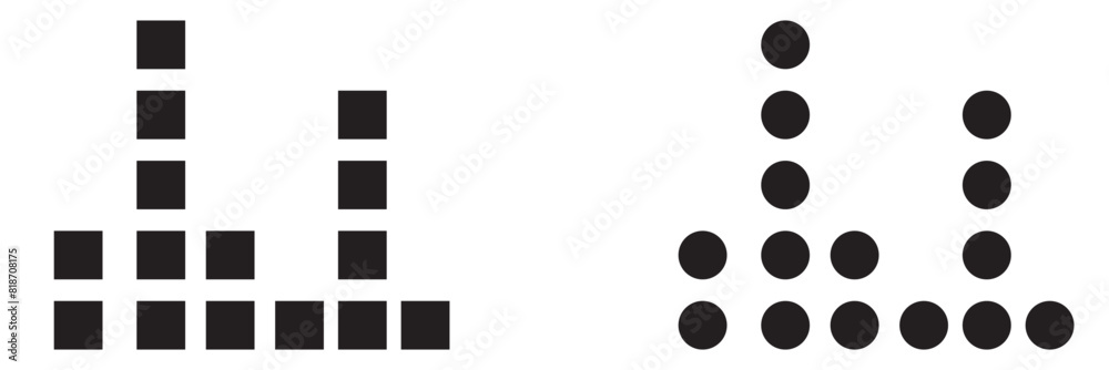 Radio Wave Icon Monochrome Simple Sound Wave Vector Sound Wave Icon Music Player Sound Bar