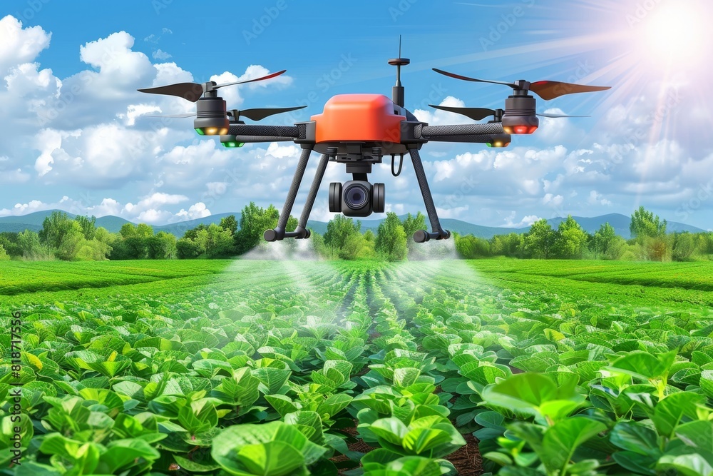 Precision agriculture with unmanned drones for sustainable crop farming ...