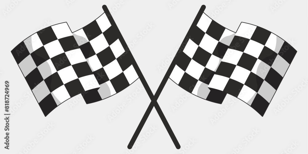 Formula 1 racing flags, vector and isolated. Formula 1 Championship ...