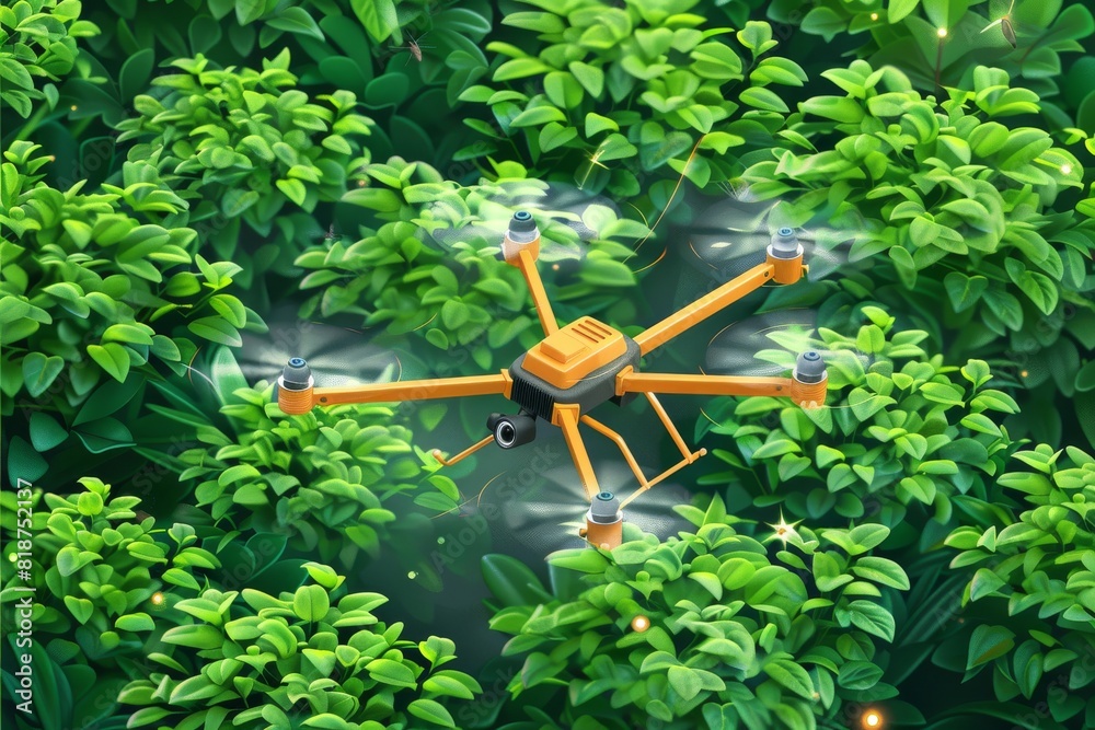 Drone-assisted smart farming with 4k technology for soil and fertilizer ...