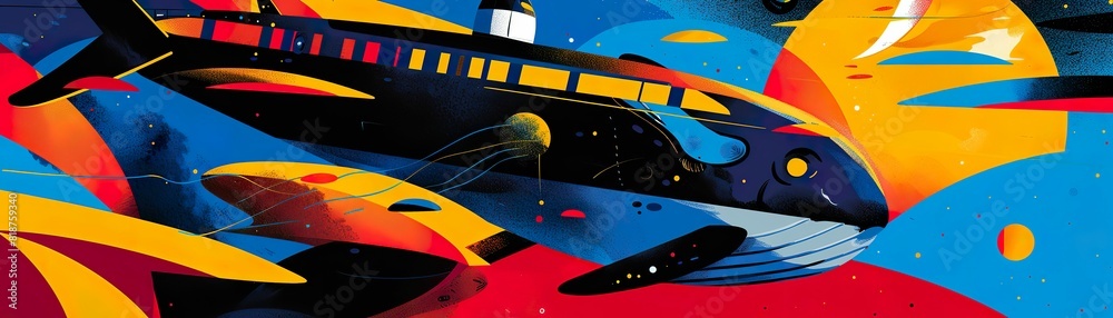 Space Zoo Orbiting Earth Showcasing Genetically Engineered Cosmic