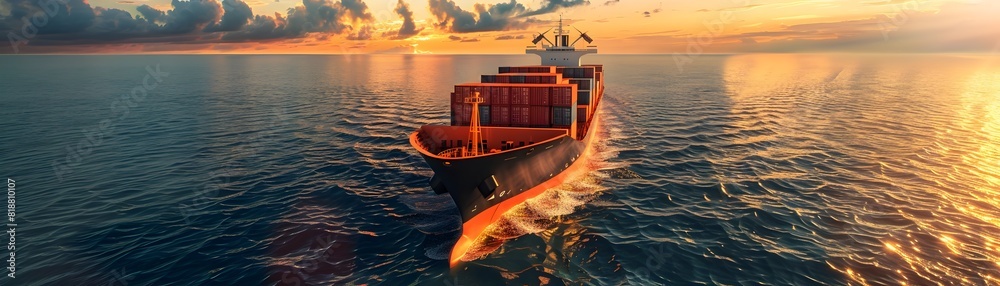 Cargo Ship with Retractable Helipad Enabling Air Deliveries and Pickups ...