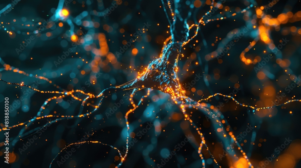 Brain activity, Neural networks of the human brain and nervous system ...