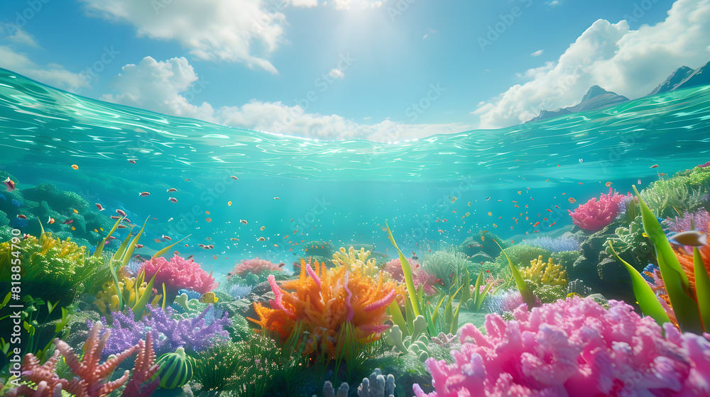 World Oceans Day, Underwater Sea World, Sea Grass, Ecosystem ...