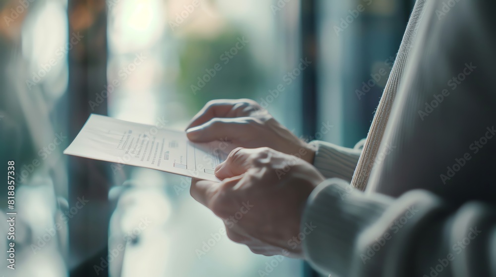 Person submitting a form online, highlighting the ease of digital ...