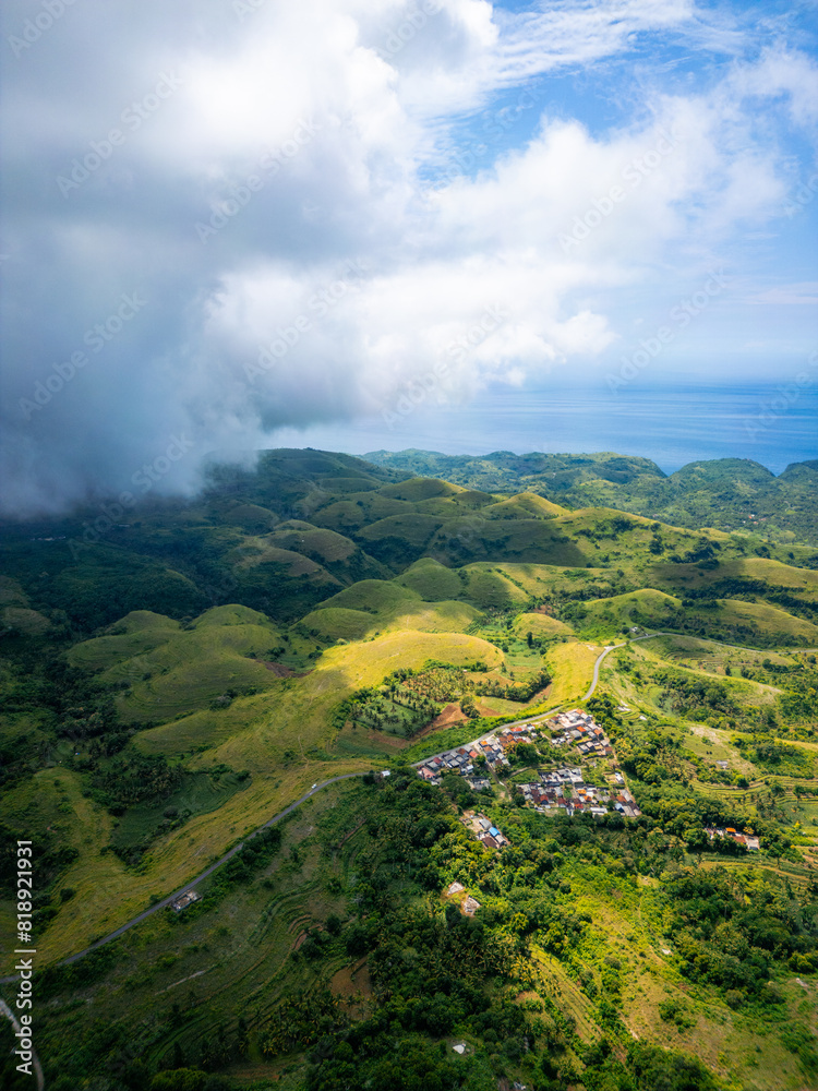 Teletubbies Hill, Nusa Penida, Bali, Indonesia, Beautiful small green ...