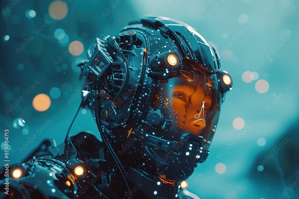 Deep-Sea Explorer: A cyborg venturing into the ocean's depths ...