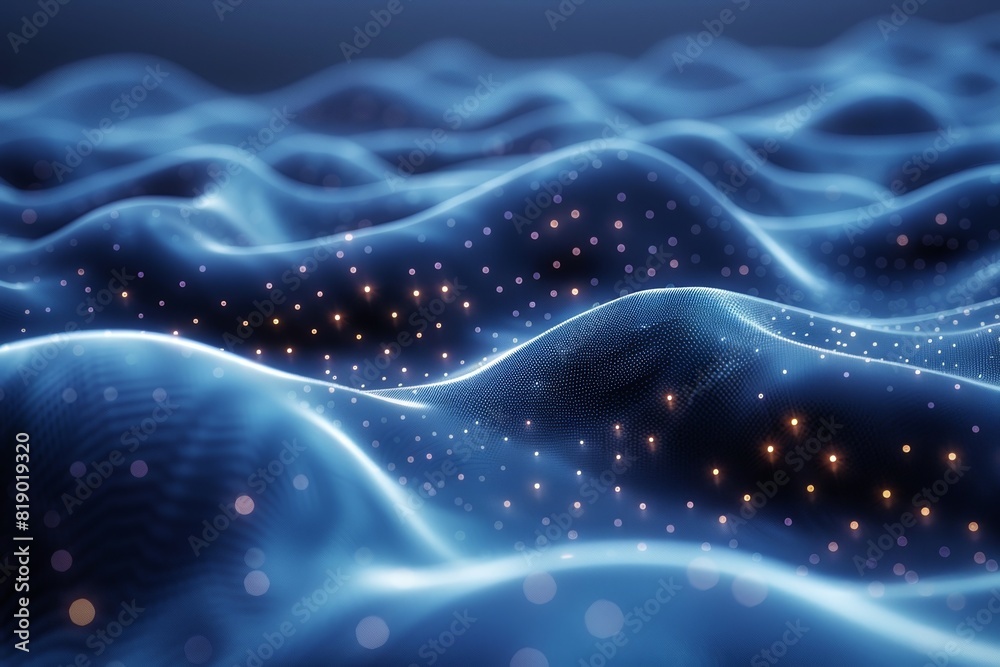 hazy cool desaturated tones of majority midnight navy blue gradient ...