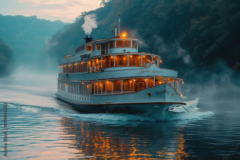 Steamboat River Cruise A steamboat converted into a river cruise vessel ...