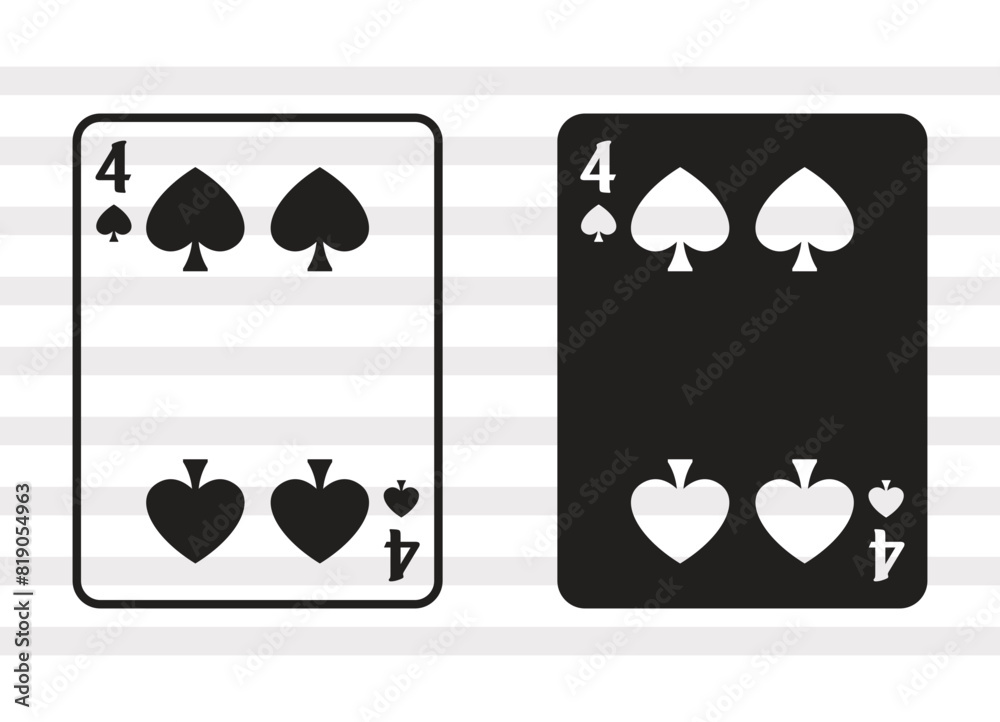 Playing Cards SVG, Poker Cards Silhouette, Gaming Cards Svg, Spades Svg ...
