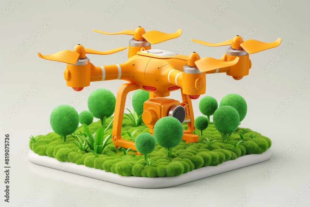 Advanced unmanned vehicle technology in modern green precision ...