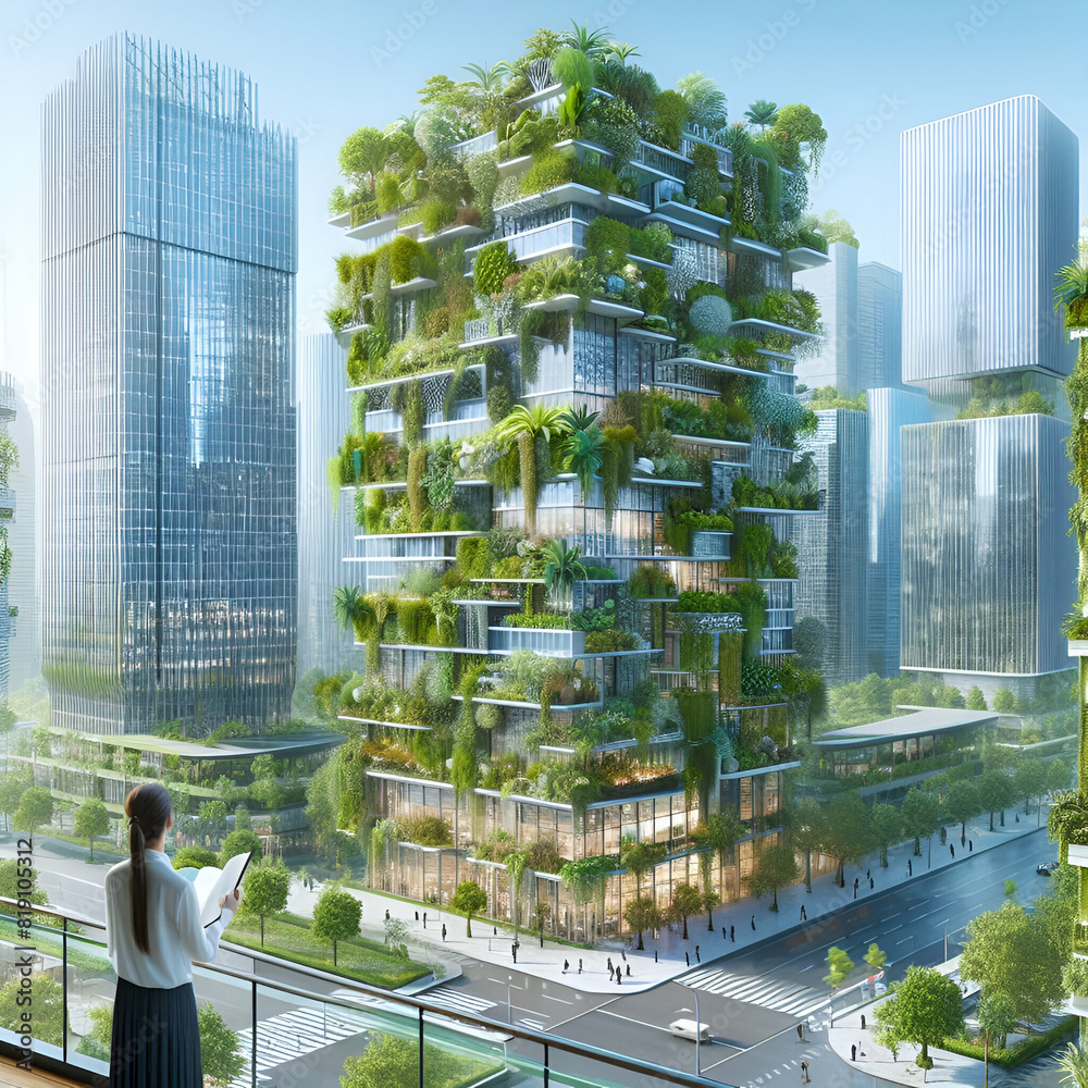 Generative AI architects create buildings that blend into the natural ...