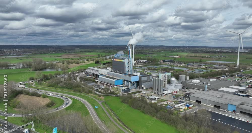 Duiven, Gelderland, The Netherlands, March 29th, 2024: AVR waste ...