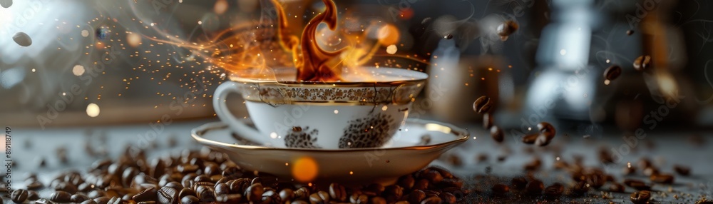 Kopi Luwak, coffee made from beans digested by civets, served in a fine ...