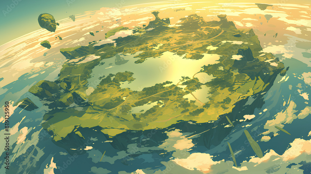 a world map of countries that looks like a random atlas Stock ...