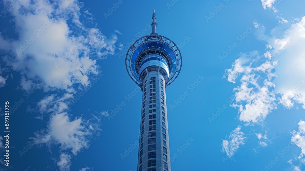 Berlin's Fernsehturm, a tall TV tower with a distinctive sphere ...