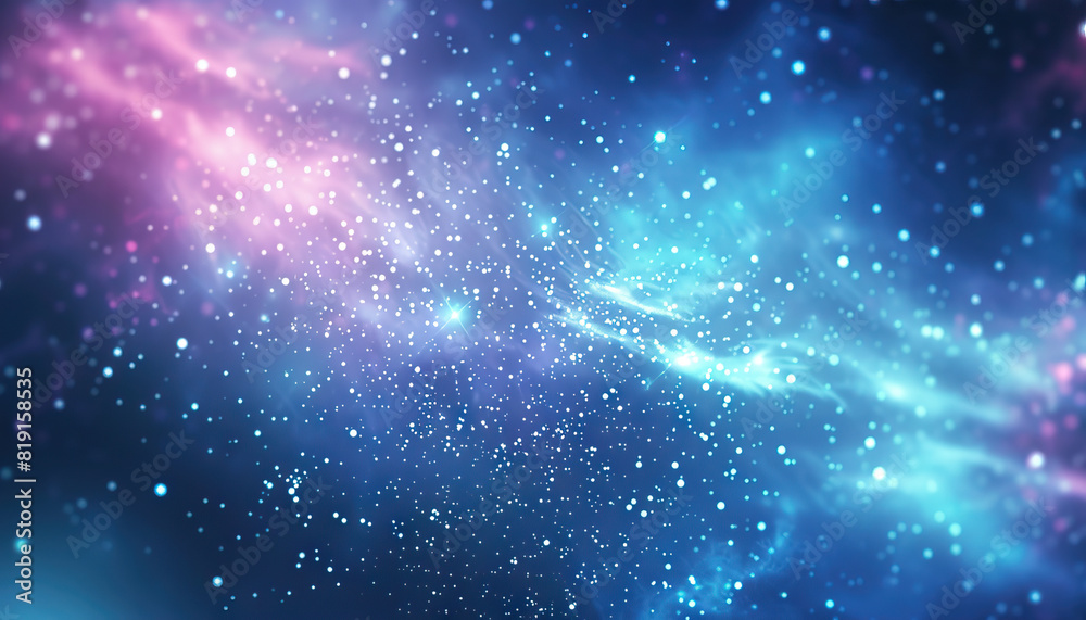 ภาพประกอบสต็อก Abstract Background with Glowing Starry Sky - Add a ...