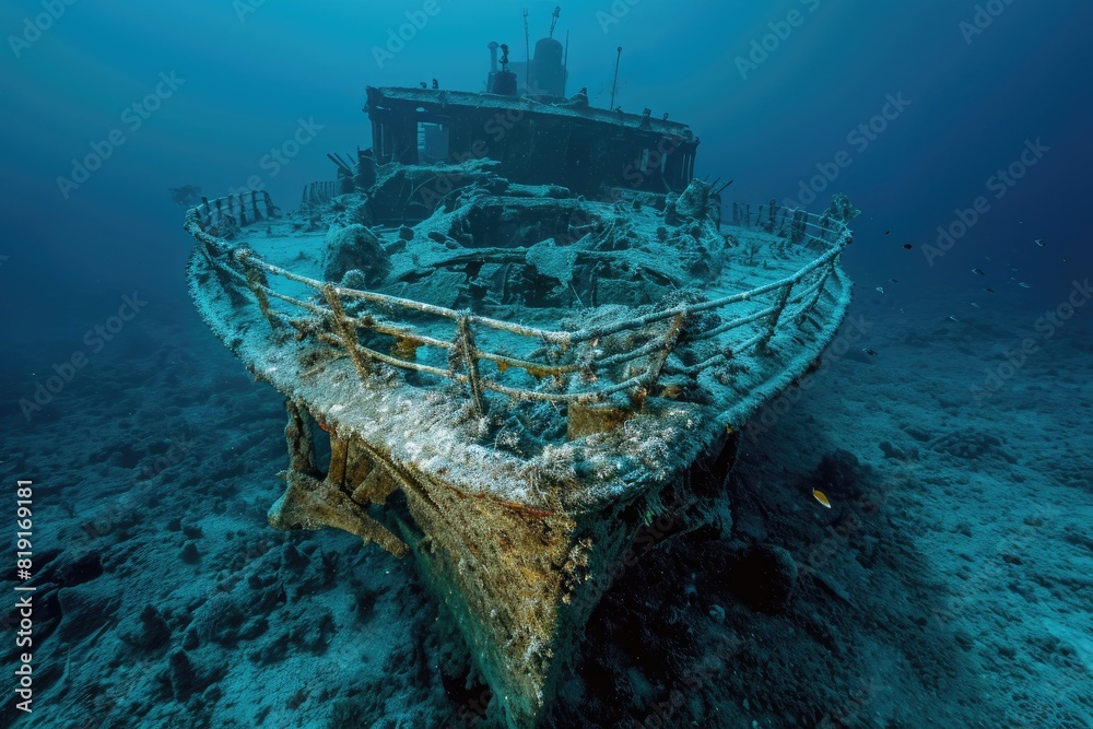 Sunken treasures Exploring underwater shipwrecks and the marine life ...