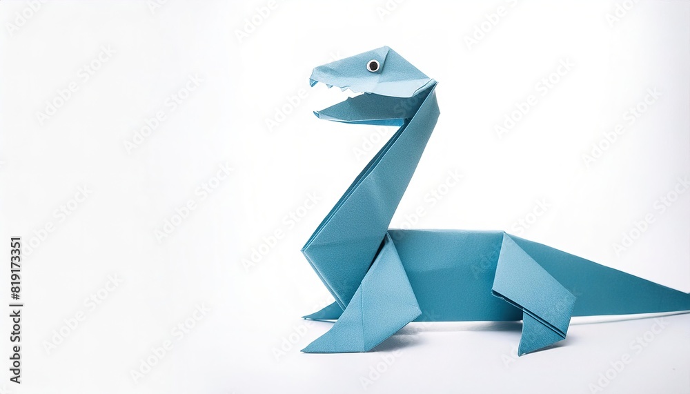 monsters cryptid mythological creature concept origami of loch ness ...