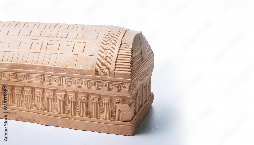 ancient Egypt sarcophagus concept origami hand carved out of soap ...