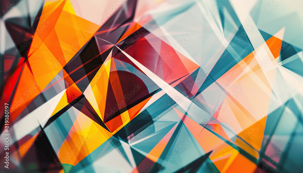 Abstract Digital Artwork with Geometric Patterns - Explore geometry in ...