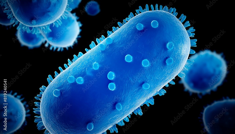 BACTÉRIAS: VISÃO AMPLIADA DE BACTÉRIAS INFECCIOSAS DO TIPOS BACILO ...