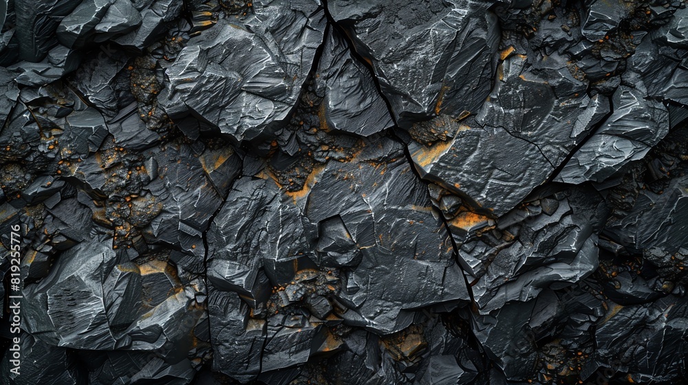 Unique volcanic rock surface, with sharp edges and dark, rich textures ...