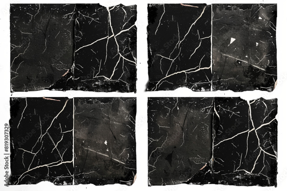 Realistic distressed edge paper texture overlay for album cover art ...