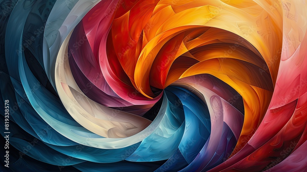 an abstract image depicting the tumultous and disorganized state of a ...