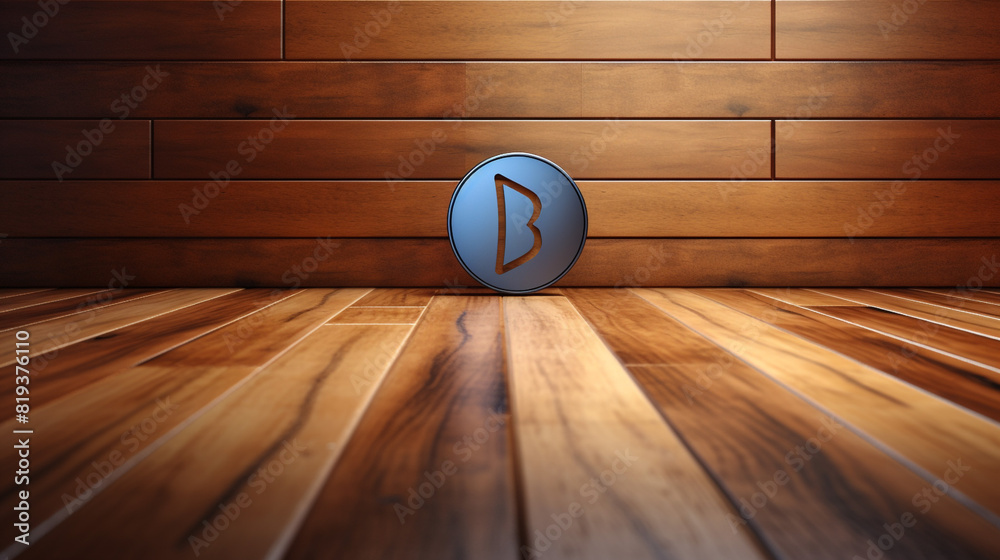 Seamless Connectivity: A Bluetooth Symbol Adorning the Warmth of Wooden ... Seamless Connectivity: A Bluetooth Symbol Adorning the Warmth of Wooden ...