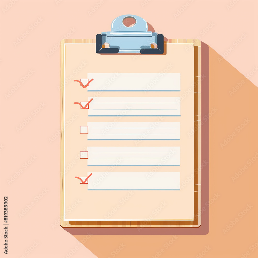 To-do list template with a small illustrated checklist on top and a ...