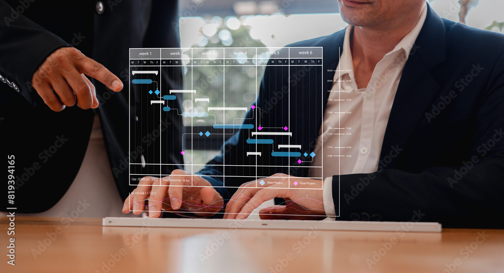 DevOps software development and IT operations programer development concept with dev and ops ...