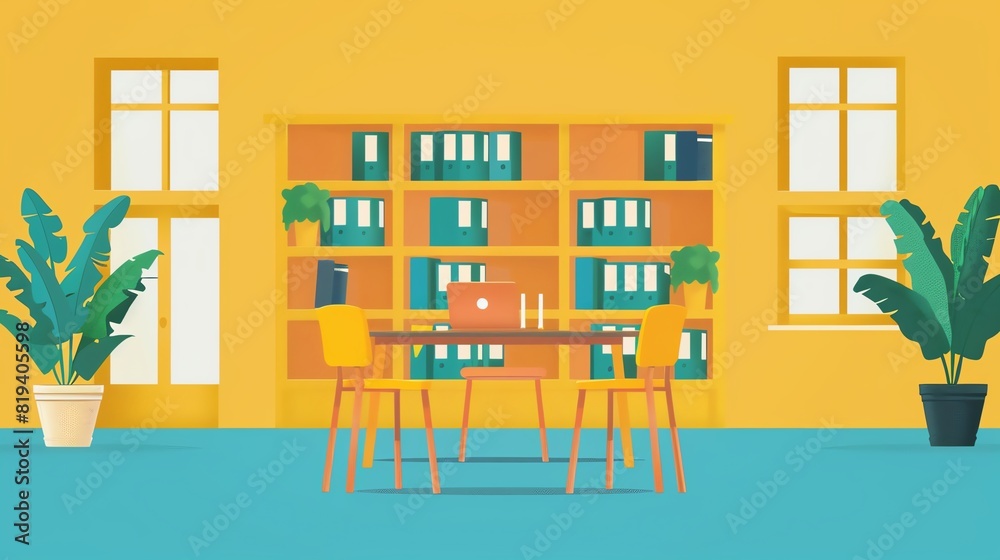 education flat design front view teaching theme animation Complementary ...