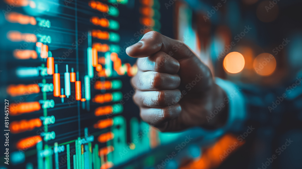 stock market experiences an upward trend. Recent positive data is ...