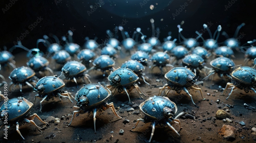 The Nanite Swarm: Billions of Microscopic Nanobots United in Collective ...