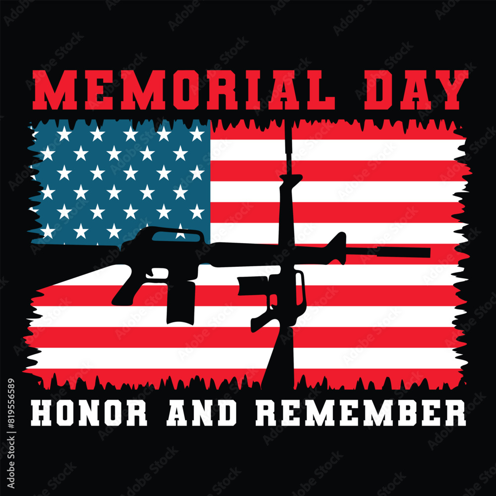 Memorial Day. May 27, 2024. Memorial Day Honor And Remember. Usa ...