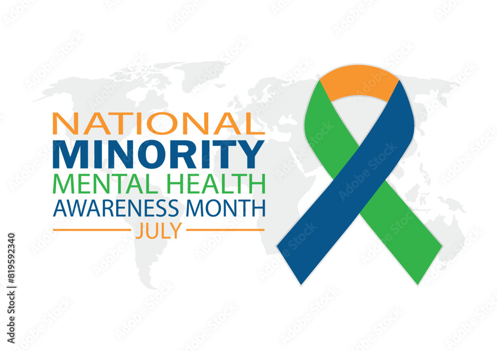 National Minority Mental Health Awareness Month July wallpaper with ...