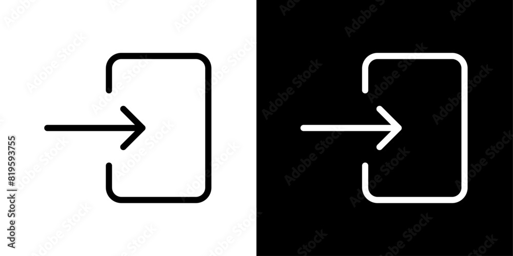 Vecteur Stock Input Button Icon Set. Symbols for Enter Key and ...