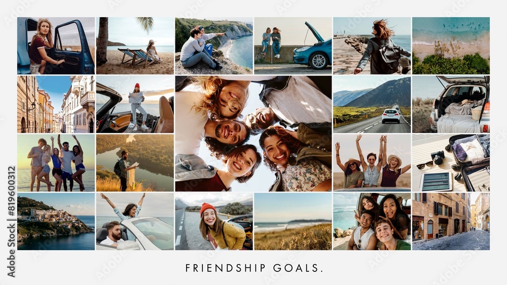 Photo Grid Video Template Stock Template | Adobe Stock