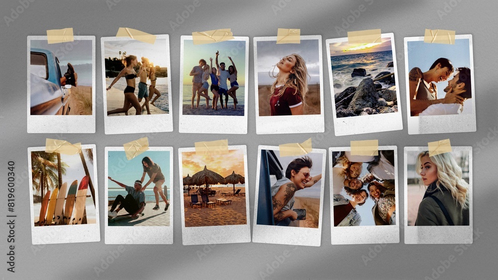 Photo Collage Video Template Stock Template | Adobe Stock