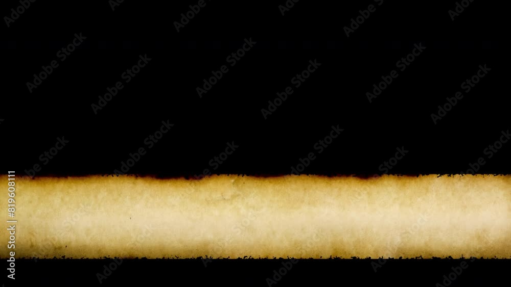 Animated old Paper texture lower third with transparent background ...